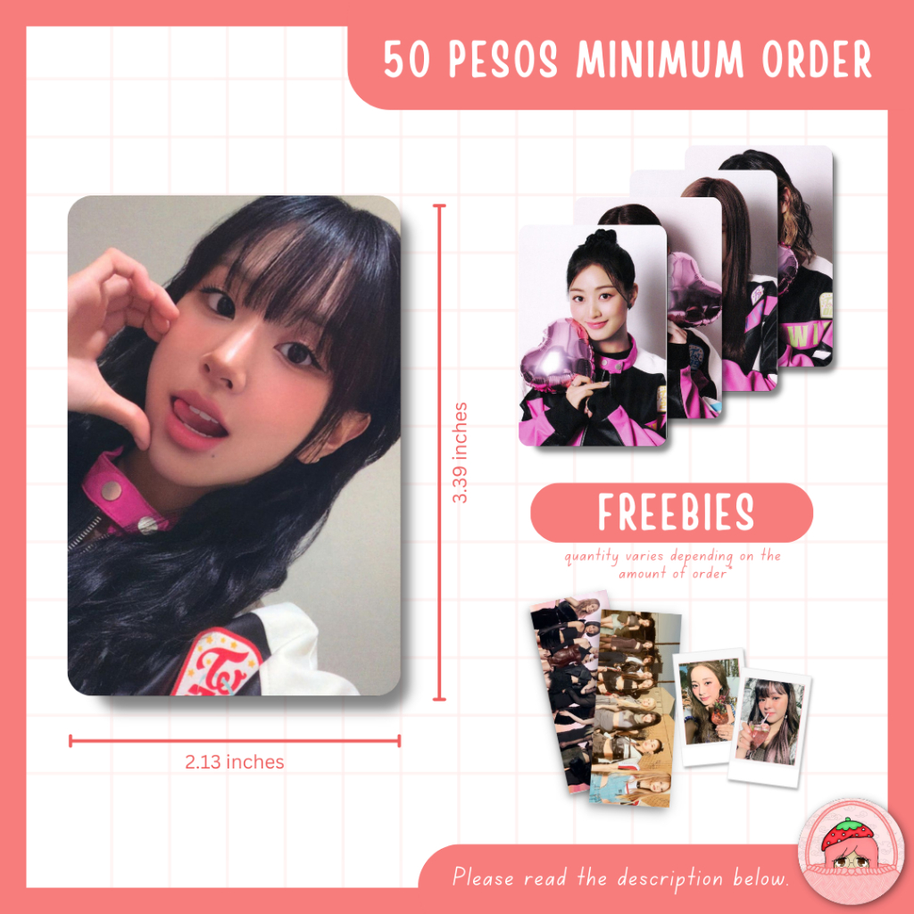 TWICE CIRCUIT24 JAPAN 2024 SEASON'S GREETINGS PC PHOTOCARD UNOFFICIAL FANMADE PRINT LOMO K-POP ...