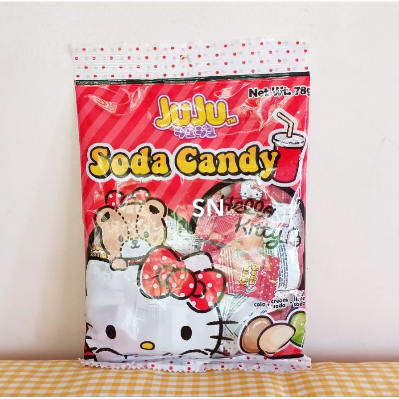 SN Sanrio Hello Kitty Soda Candy (78g) ~ Soda, Cream Soda, Lime Soda ...