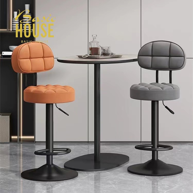 Basic House Bar Chair Household Adjustable High -footed Stool Light ...