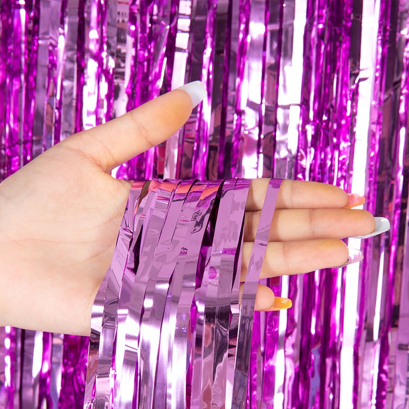 2meters Foil Curtain Backdrops Birthday Party Decorations Sequin Wall