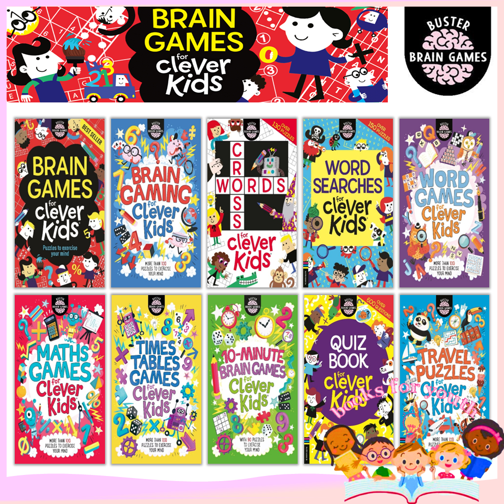 Buster Brain Games for Clever Kids [Activity Book][Paperback] | Shopee ...