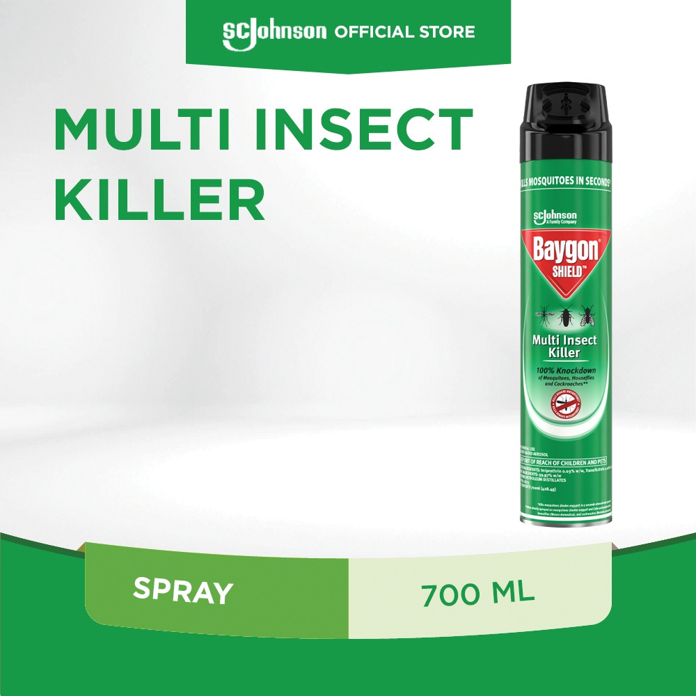 Baygon Shield Multi Insect Killer 700ml | Shopee Philippines