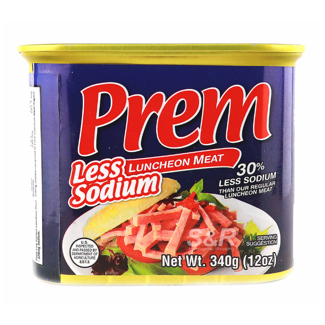 Prem Less Sodium Luncheon Meat 340g | Shopee Philippines