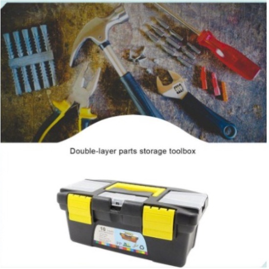 Multifunction Plastic Toolbox On-Board Storage Box Hardware | Shopee ...