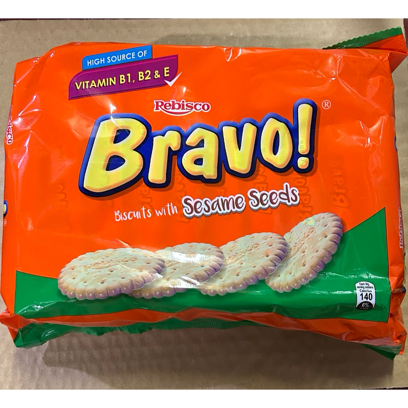 Bravo Biscuits with Sesame Seeds | Shopee Philippines