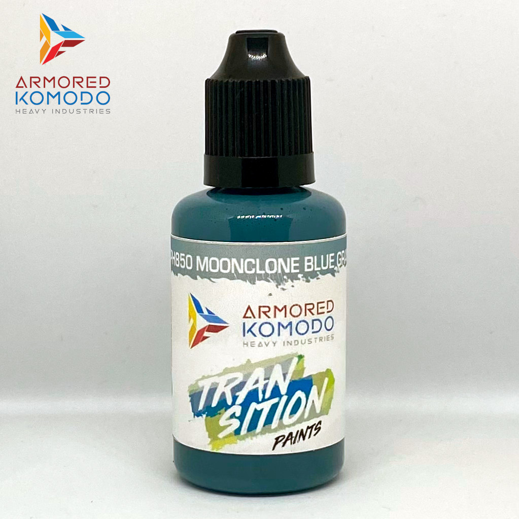 Moonclone Blue Gray Transition Paint PH850 30ml Armored Komodo Waterbased Acrylics | Shopee ...