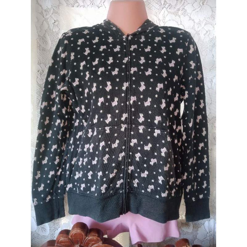 Preloved hooded jacket (Small) | Shopee Philippines