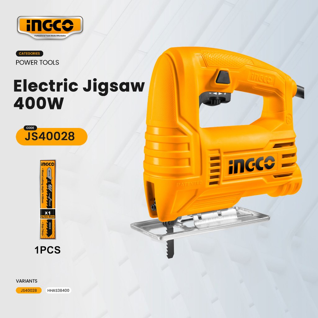 Ingco 400w Electric Jigsaw Jig Saw Super Select JS400285P IPT | Shopee ...