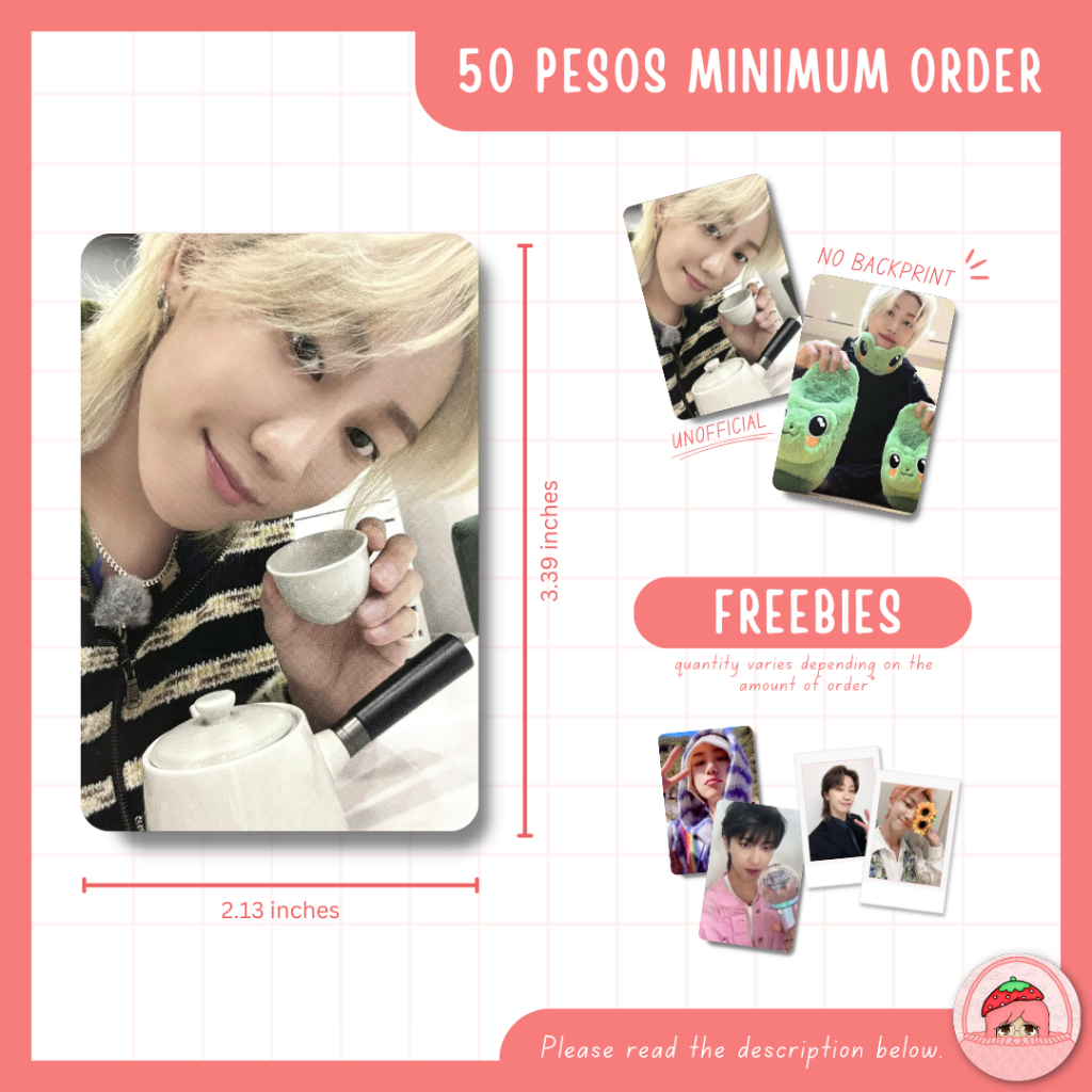 THE8 MINGHAO ARTIST MADE COLLECTION PC PHOTOCARD UNOFFICIAL FANMADE ...