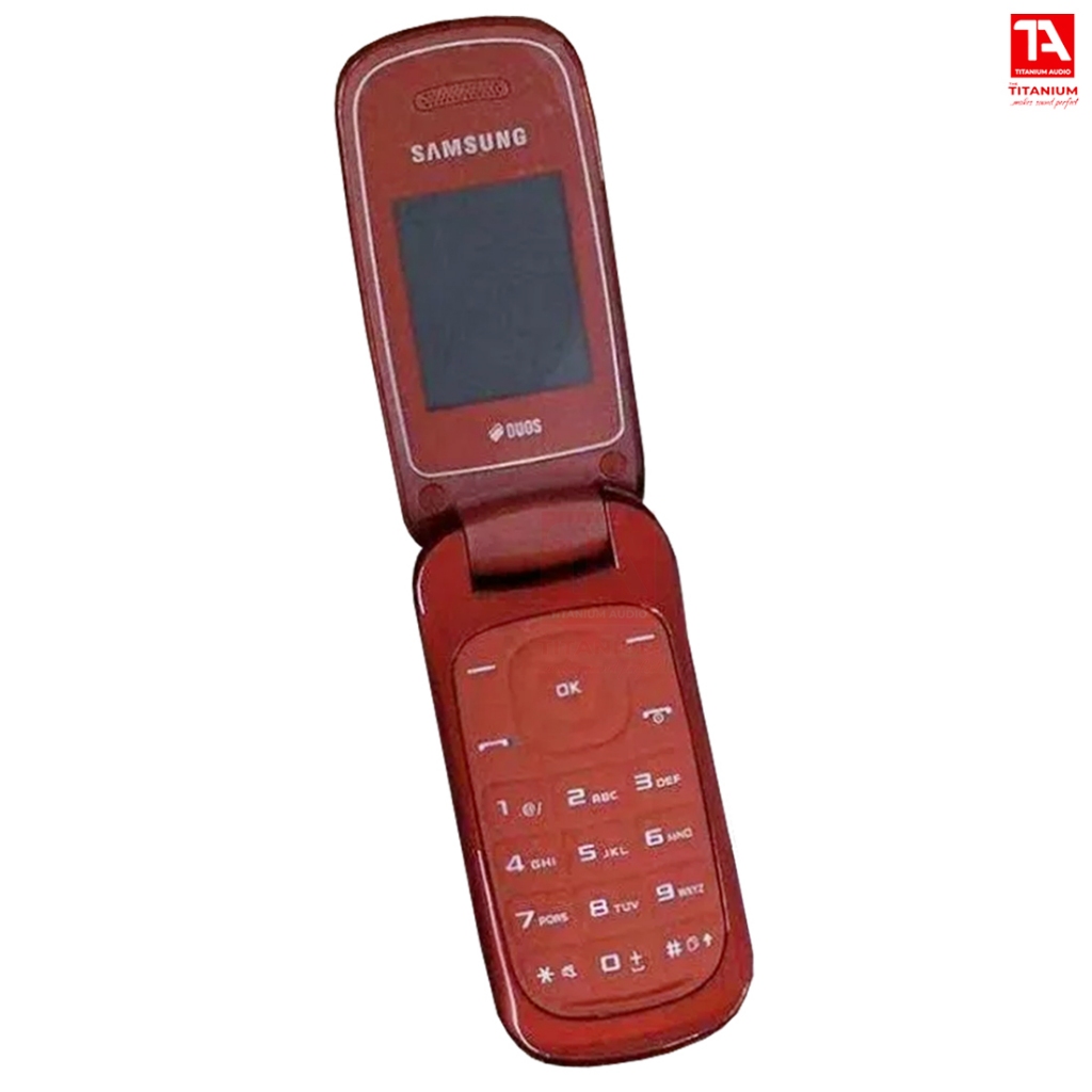 Samsung GT-E1272 Original Dual Sim Flip phone Keypad Phone Mobile Basic ...