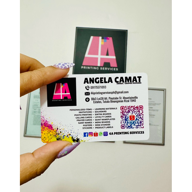 Personalized Calling Cards | Shopee Philippines
