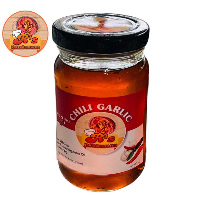 RSSHOPS Chili Garlic Sauce Oil PURE hot or Crispy 120/220ml Instant ...