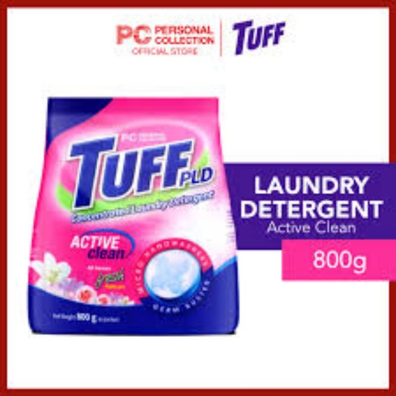 TUFF PLD Active Clean powder detergent 800g | Shopee Philippines