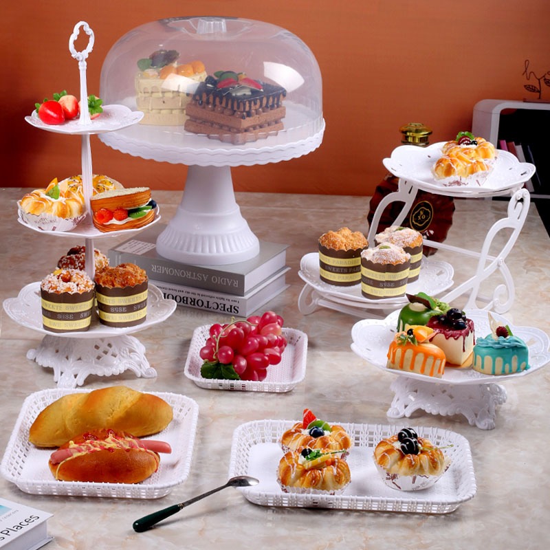 2/3 Layer Cupcake Pastry Cake Dessert Stand Cookie Tray Rack Candy ...