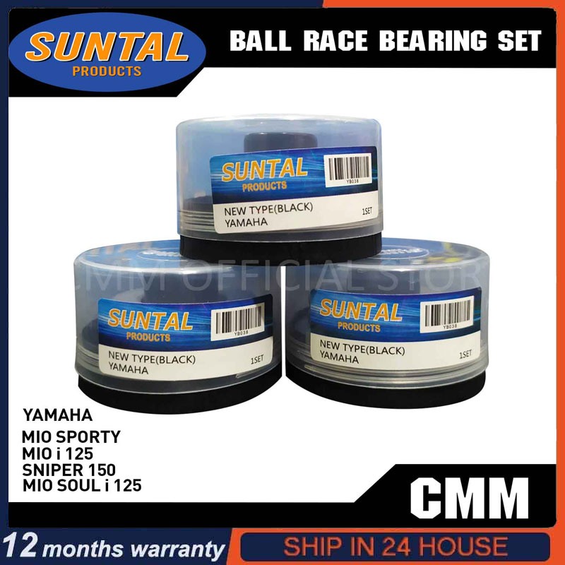 SUNTAL BALL RACE SET FOR YBR125/MIO SPORTY/Wave125/Click125i | Shopee ...