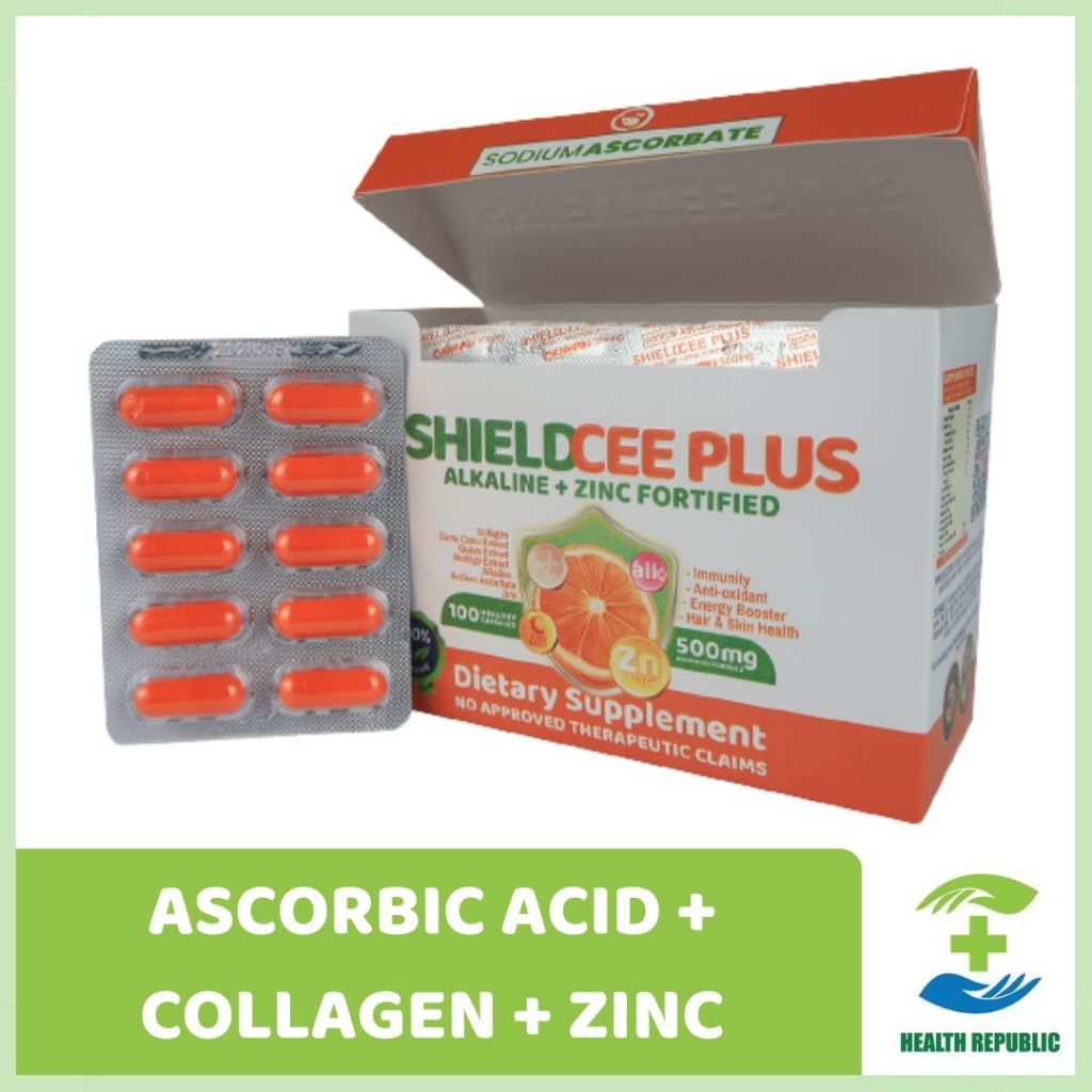 SHIELD CEE PLUS Sodium Ascorbate With Zinc / Immune Booster / Vitamin C ...