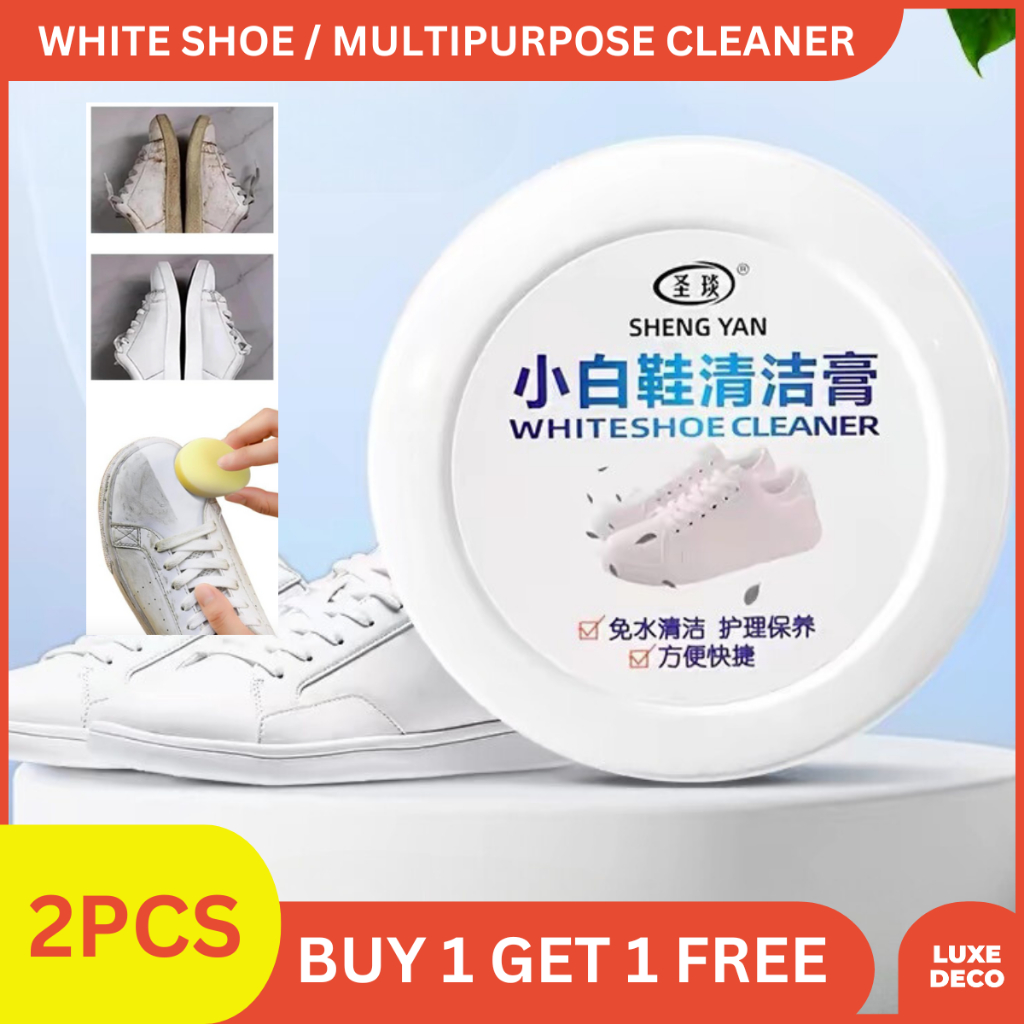 White Shoe Cleaner Multi-Purpose Cleaning and Stain Removal Cream ... White Shoe Cleaner Multi-Purpose Cleaning and Stain Removal Cream ...