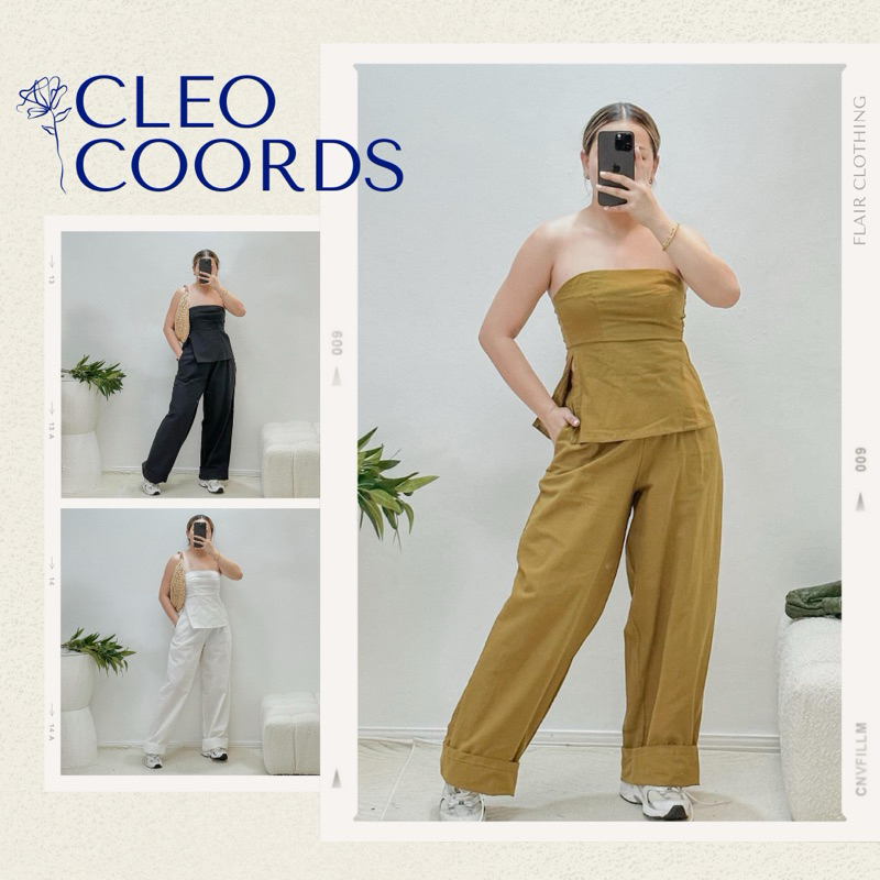 Cleo Coords — Tube Top and Cargo Pants Set Terno Coordinates | Flair ...