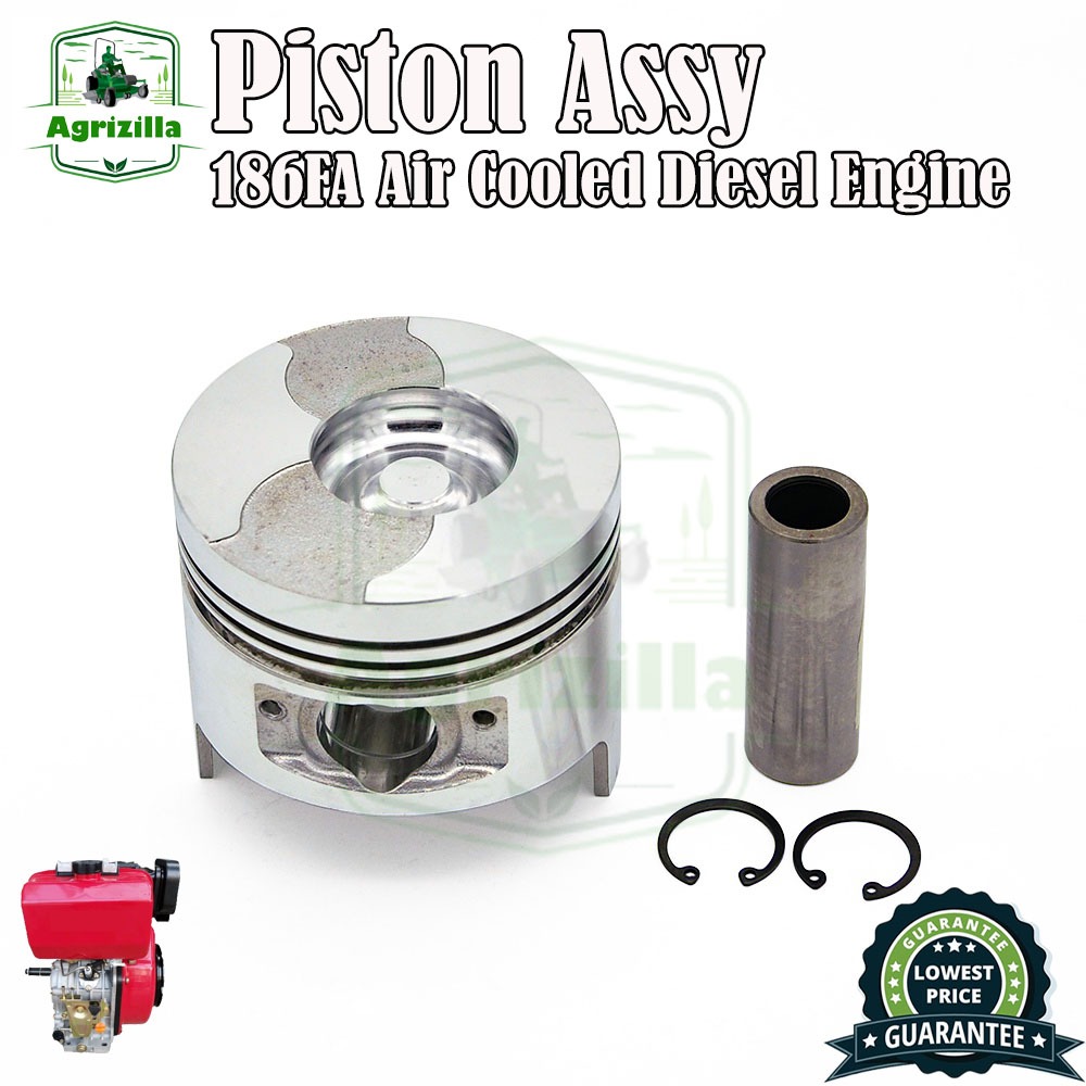 Piston Assy 186FA 12hp Air Cooled Diesel Engine | Shopee Philippines