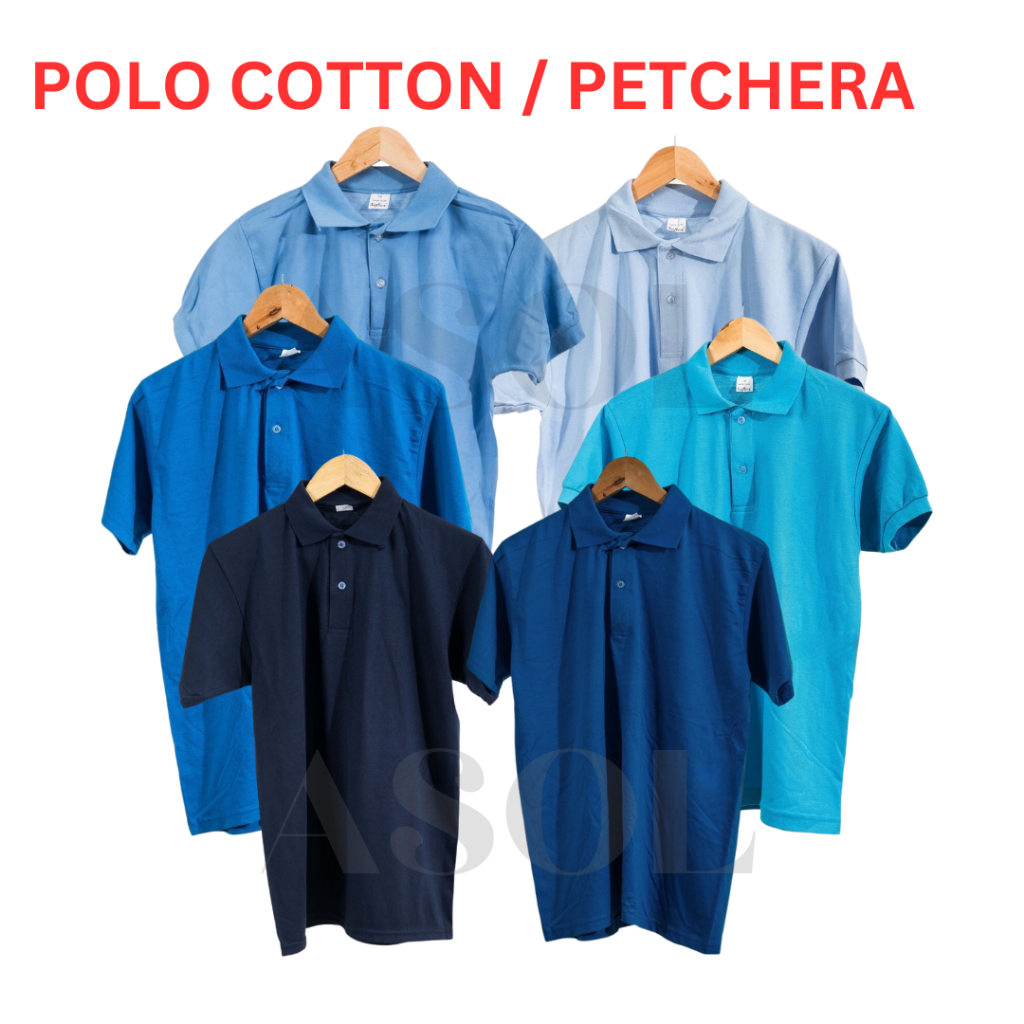 POLO COTTON | PETCHERA | UNISEX | SOFTEX, SOUTHPORT, WHISTLER | BLUE ...
