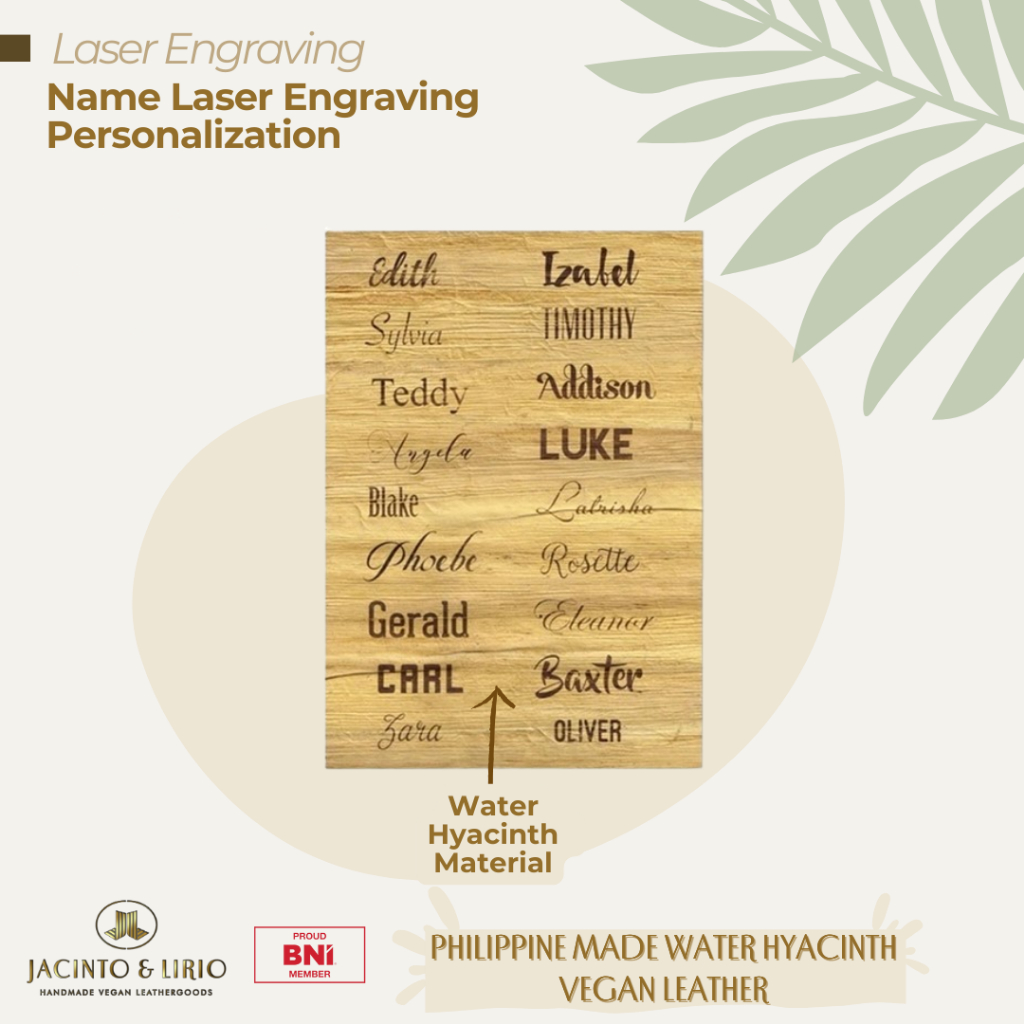 Jacinto & Lirio: Name Laser Engraving and Name Personalization | Shopee ...
