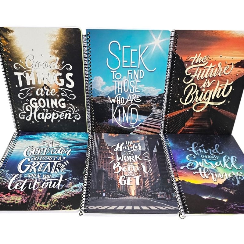 Spring Leaf Premium Spiral Notebook Brightside 6"x 8.5" | Shopee ...