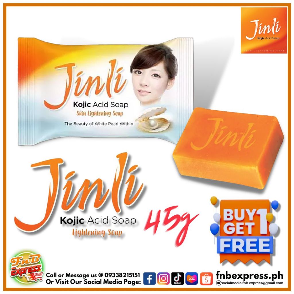 Jinli Kojic Acid Soap 45g x 1pc (Buy1Take1 Promo) | Shopee Philippines