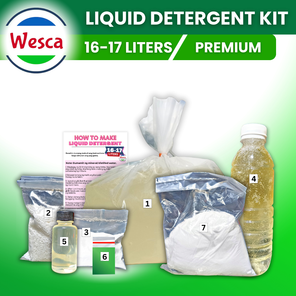 PREMIUM LIQUID DETERGENT DIY KIT 16-17LITERS YIELD | Shopee Philippines