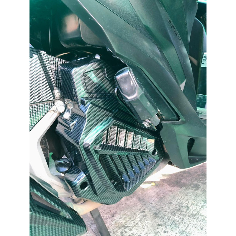 NEW CLICK V3 V2 125i 150i RADIATOR COVER CARBON TWILL (HYDRODIP ...