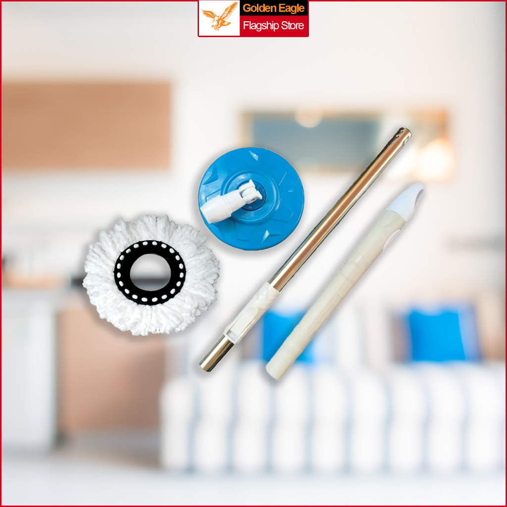 Golden Eagle Spinning Mop Handle Replacement Floor 360 Degree Rotating ...