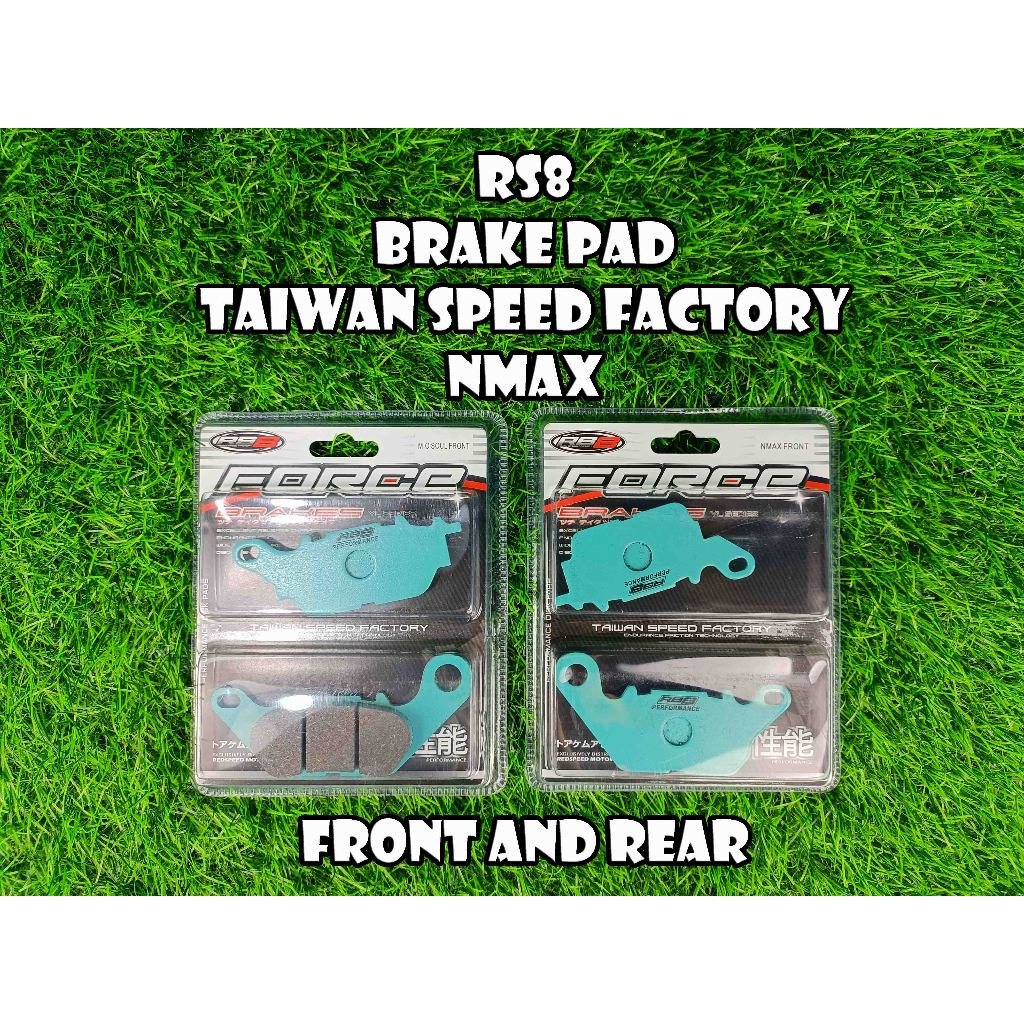 YAMAHA NMAX 155 RS8 BRAKE PAD FRONT AND REAR TAIWAN SPEED FACTORY ...