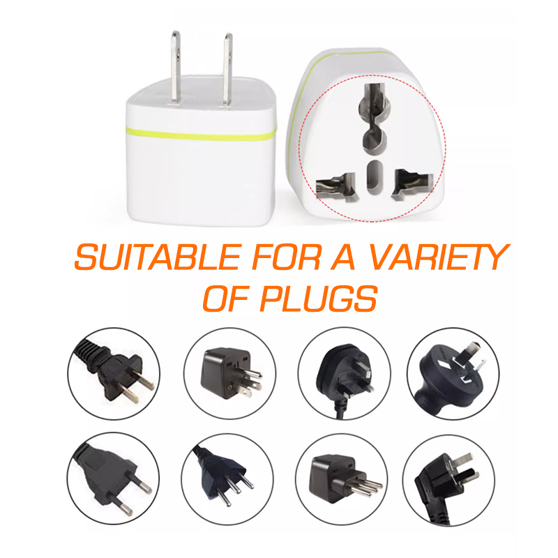 LAHOME Universal Socket Adapter 250V 10A Power Conversion Outlet Plug ...