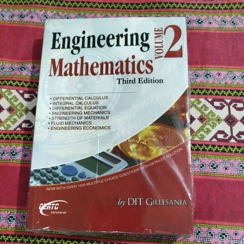 Engineering mathematics vol 2(3rd edition) | Shopee Philippines