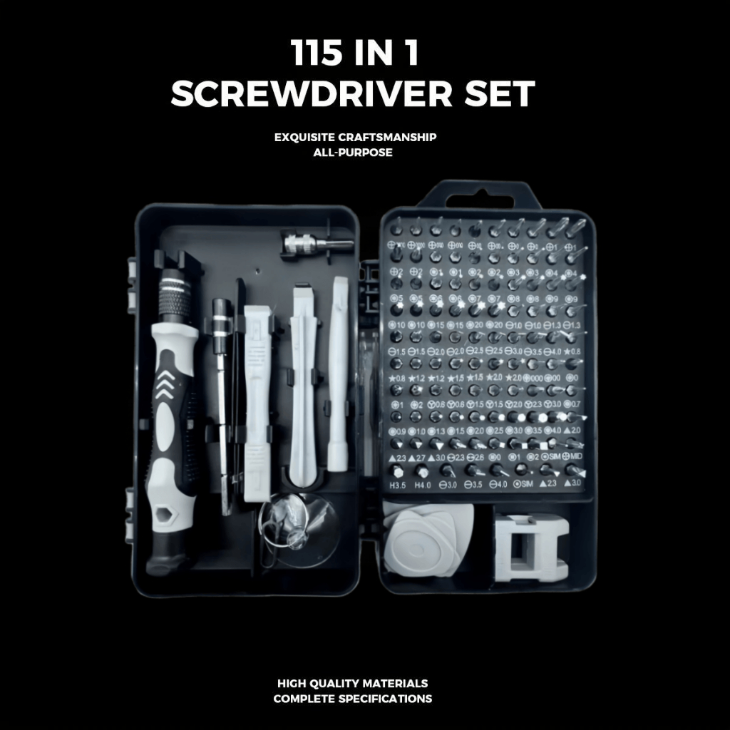 115-In-1 Manual Precision Screwdriver Set, Multifunctional Professional ...