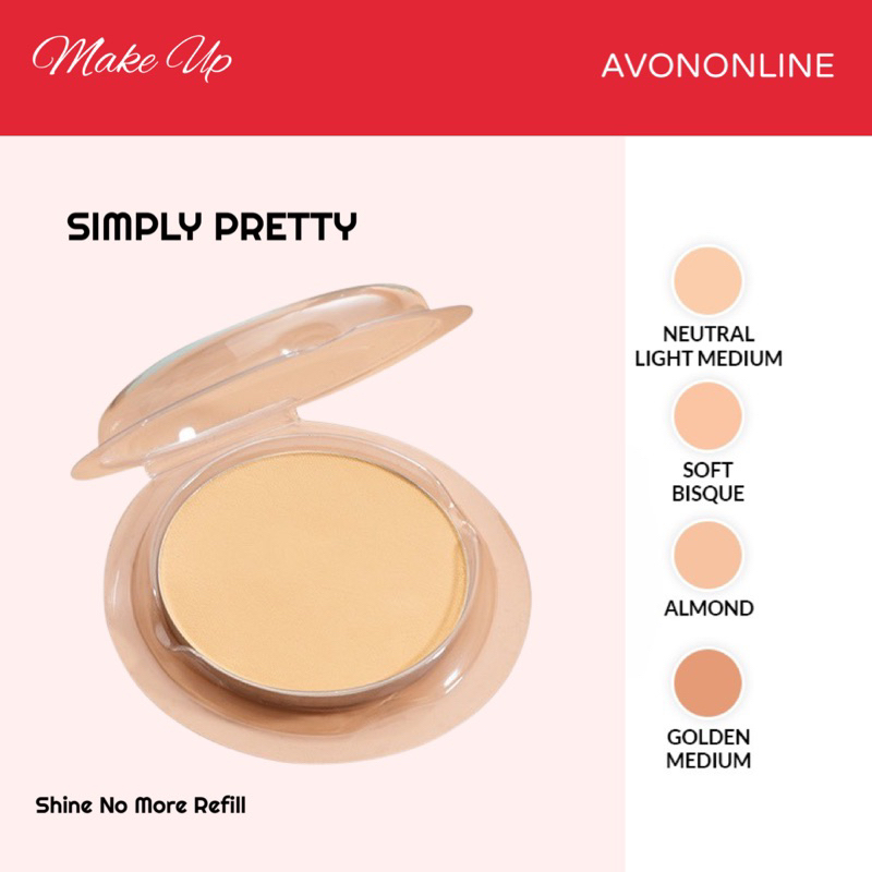 AVON Simply Pretty Smooth & Glow Pressed Powder REFILL Spf 14 10g ...