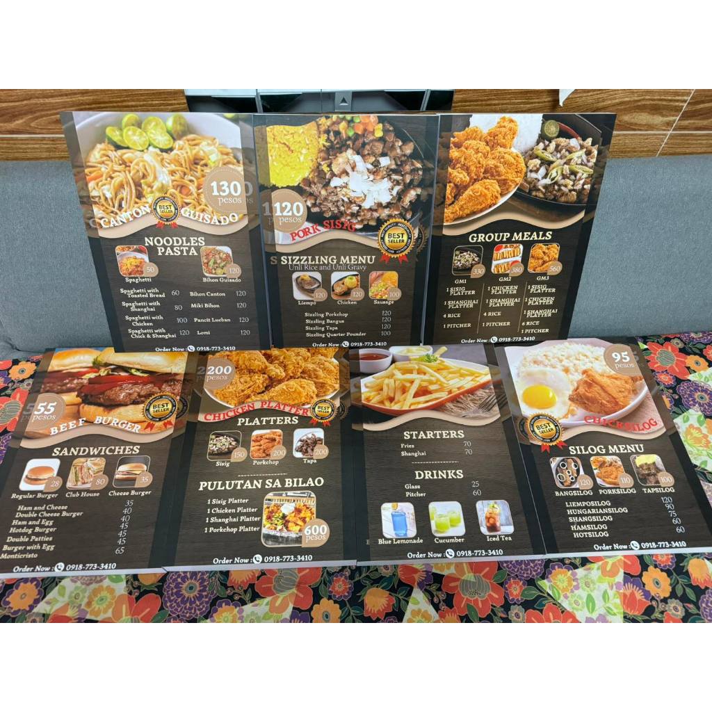 MENU BOARD IN SINTRA BOARD | Shopee Philippines