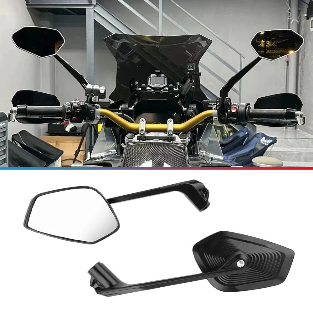 MHR BMW Style Side Mirror Aluminum Alloy Adjustable Clear Lens ...