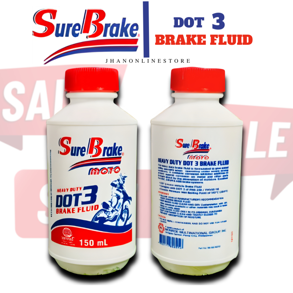 MOTORCYCLE ORIGINAL SURE BRAKE DOT 3 BRAKE FLUID FOR HONDA TMX 125 (150 ...