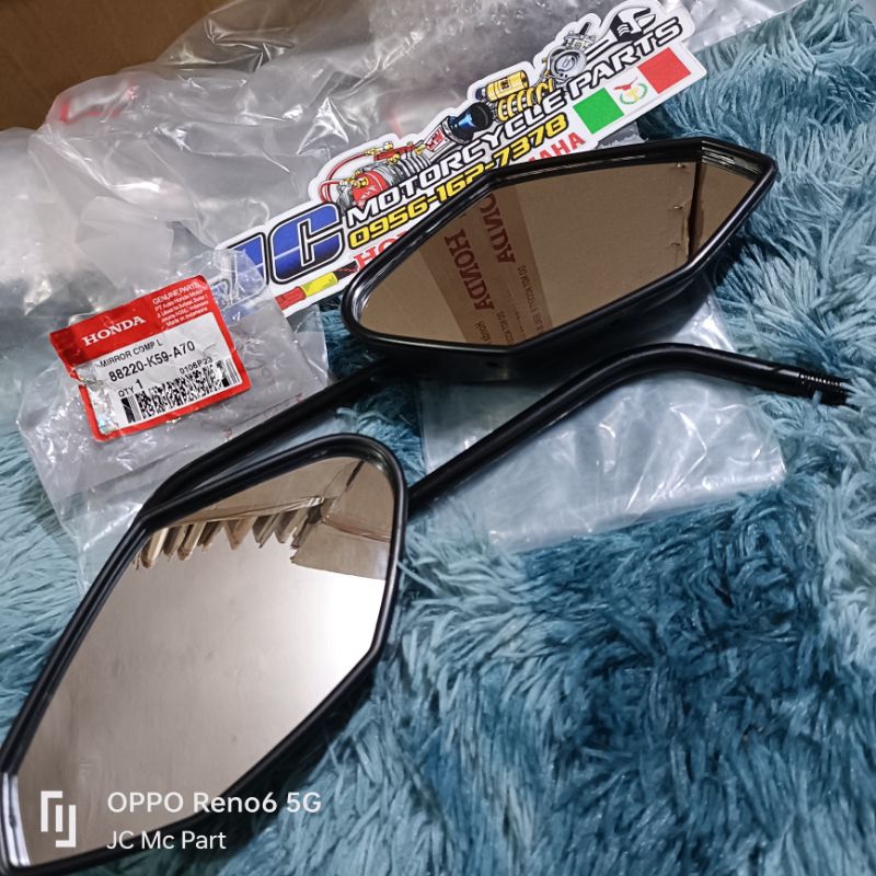 STOCK SIDE MIRROR FOR HONDA CLICK V2-V3 125/150 (HGP100%) | Shopee ...