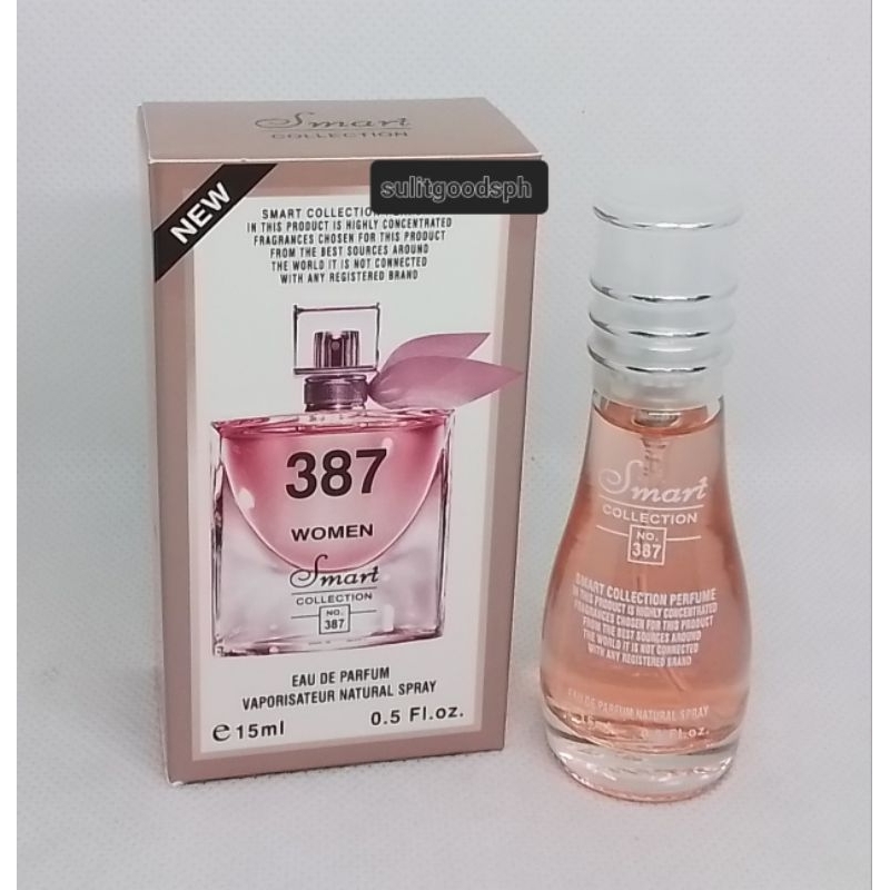 SMART COLLECTION PERFUME NO. 387 FOR WOMEN 15 ML EDP | Shopee Philippines
