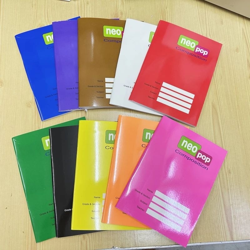 Ordinary notebook pop Composition Hots writing 80lvs (10pcs)random ...