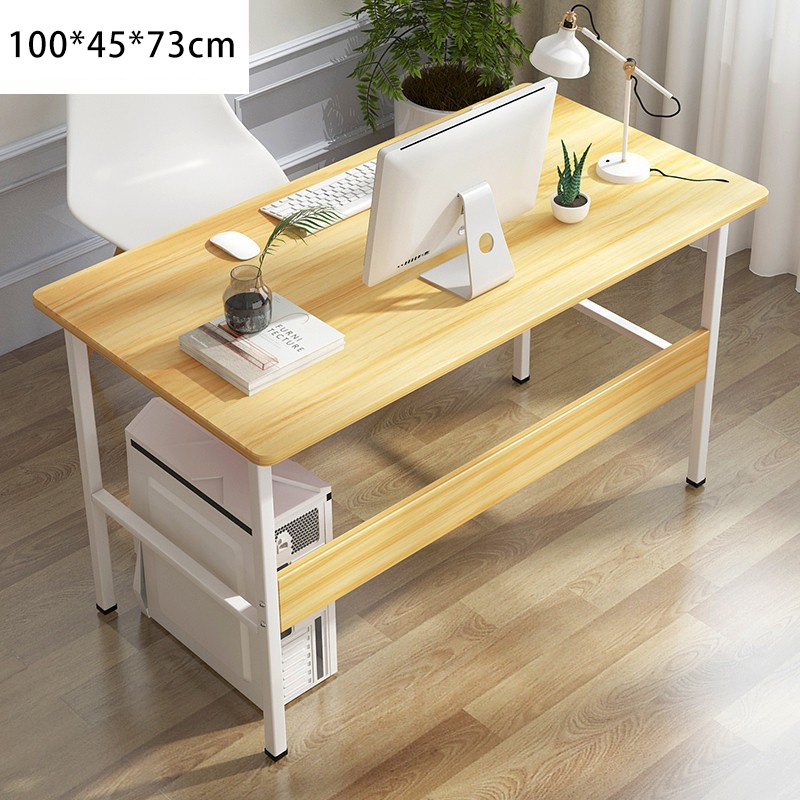 Modern minimalist high quality computer desk solid wood study home ...