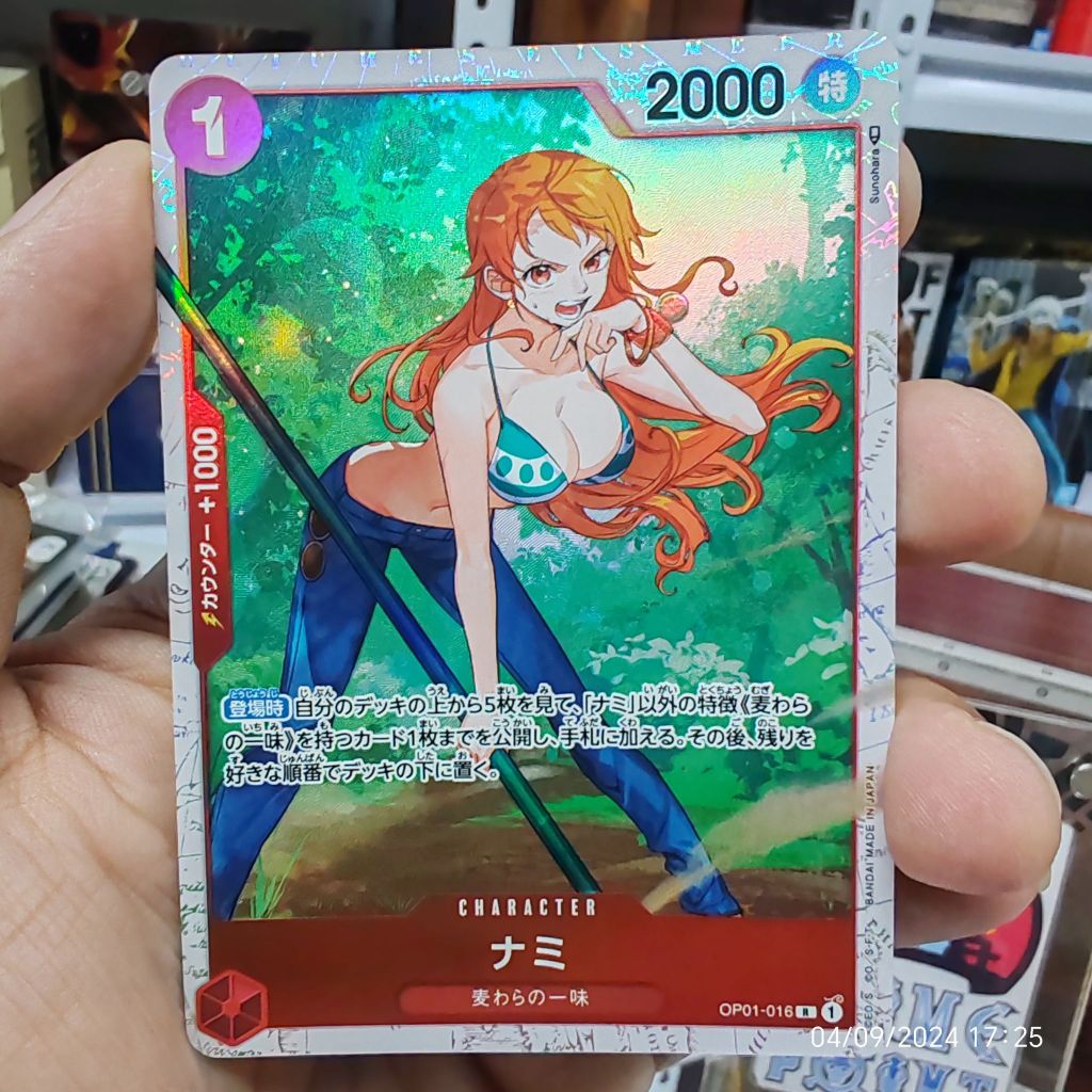 One Piece TCG - OP01-016 R Nami | Shopee Philippines