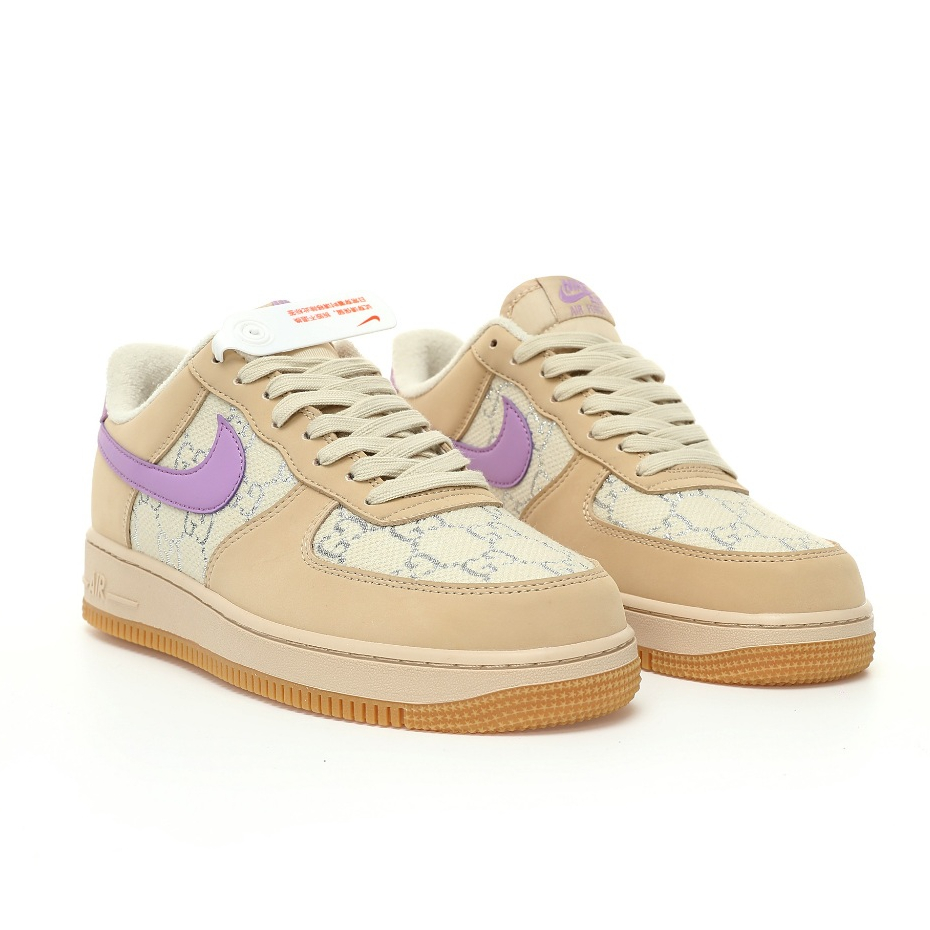 GUCCI x Nike Air Force 1 07 Low Cut Skate Shoes Casual Sneakers for Men ...