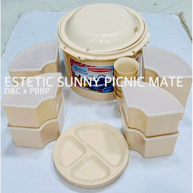 20pcs Sunnyware Picnic Set / Picnic Mate Set #9822 | Shopee Philippines