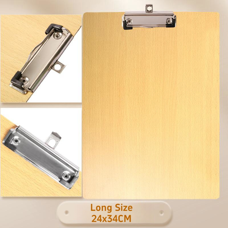 Long Clipboard Office School Supplies Student Writing Pad Hard Board ...