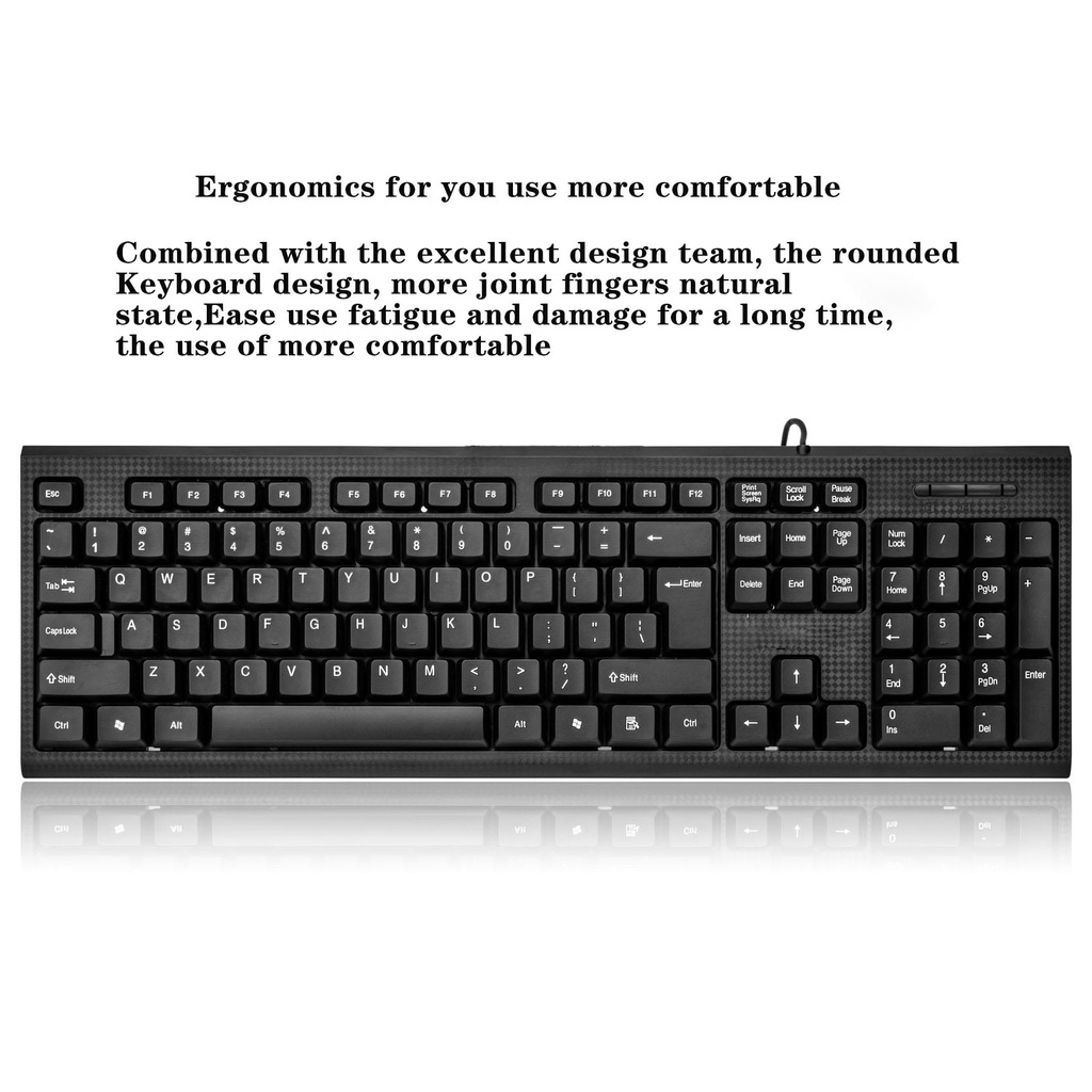 Wired keyboard for laptop office keyboard game keyboard and mouse set ...