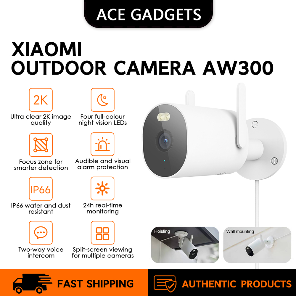 Xiaomi Outdoor Camera AW300 CCTV Mi Home Security Camera 2K Night ...