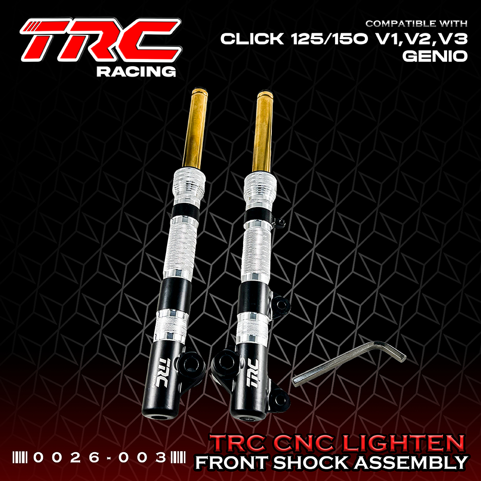 TRC RACING LIGHTEN FRONT SHOCK ASSEMBLY for CLICK 125 150/Beat FI 0026-003 | Shopee Philippines
