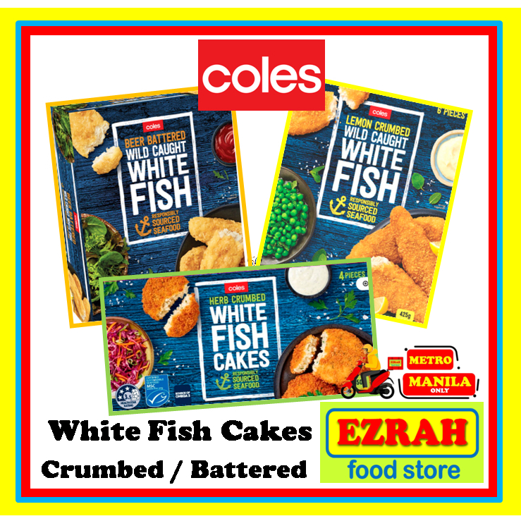 Coles White Fish Cakes Crumbed / Battered | Shopee Philippines